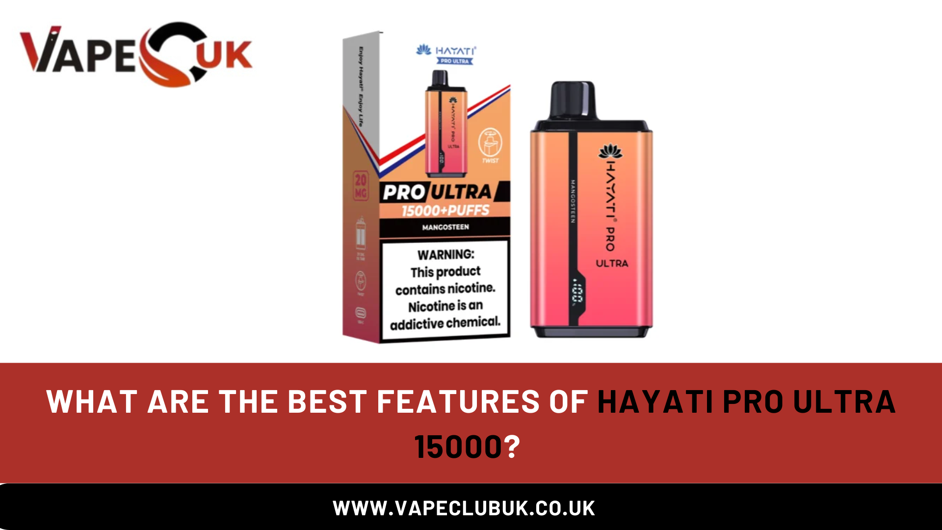 What are the best features of Hayati Pro Ultra 15000?